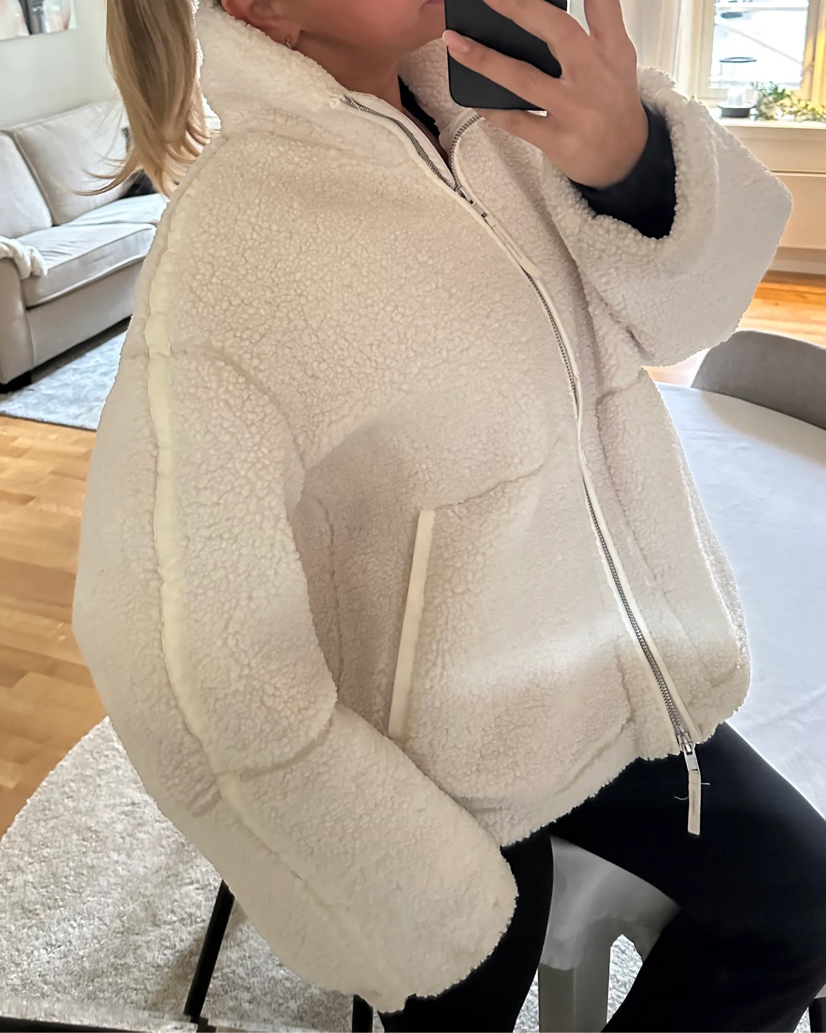 Fleece / teddy jakke · Tise